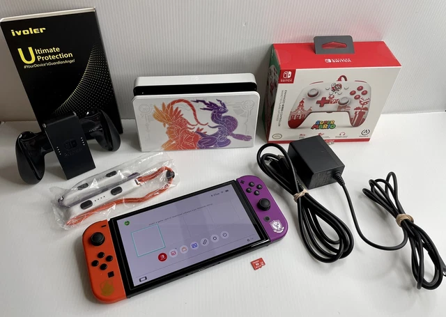 NINTENDO SWITCH (OLED Model) HEG-001 Pokémon Scarlet & Violet Edition ...