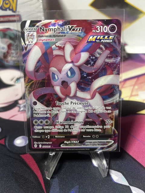 CARTE POKÉMON NYMPHALI Vmax 75/203 - Evolution Céleste EB07 FR EUR 1,00 ...