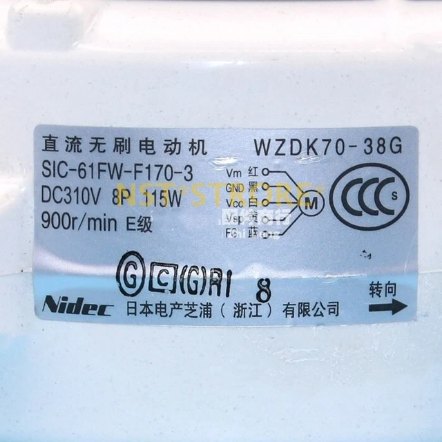 MOTORE CONDIZIONATORE INVERTER WZDK70-38G-1 SIC-61FW-F170-3 DC brushless 310V EUR 284,42 ...