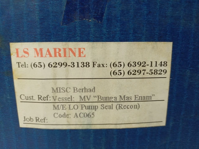 LS SEALS M/E LO pump seal AC065 £258.07 - PicClick UK