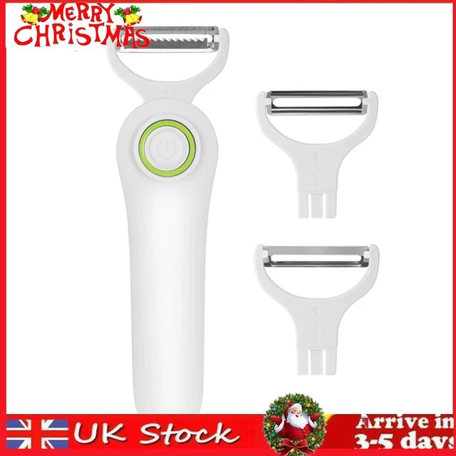 ELECTRIC PEELER USB Rechargeable Potato Peeler Stainless Steel Home ...