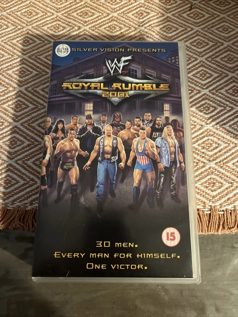 WWF ROYAL RUMBLE 2001 VHS Video - Excellent Picture Quality! - WWE WCW ...