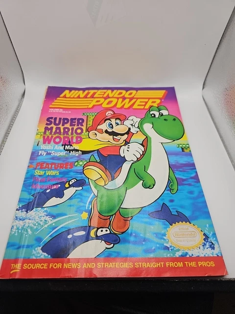 NINTENDO POWER SUPER Mario World Magazine Vol. 28. With Poster £29.67 ...