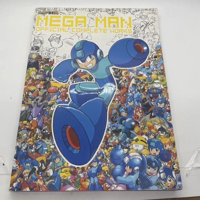 MEGA MAN OFFICIAL Complete Works - Capcom Good Some Wear On The Book £ ...