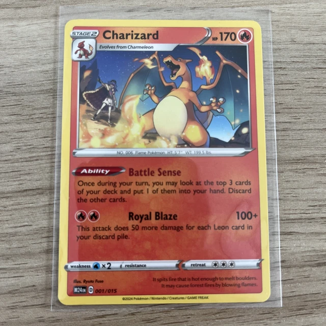 CHARIZARD - 001/015 - 2025 McDonald’s Pokemon Card Dragon Discovery £1. ...