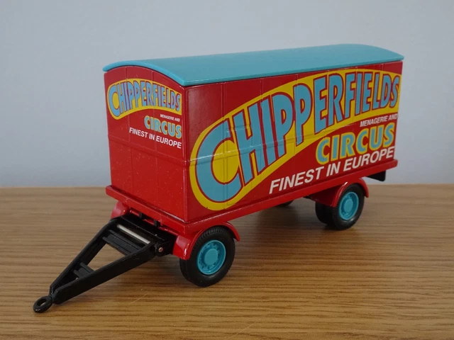 CORGI CLASSICS CHIPPERFIELDS Circus Drawbar Box Truck Trailer Model ...