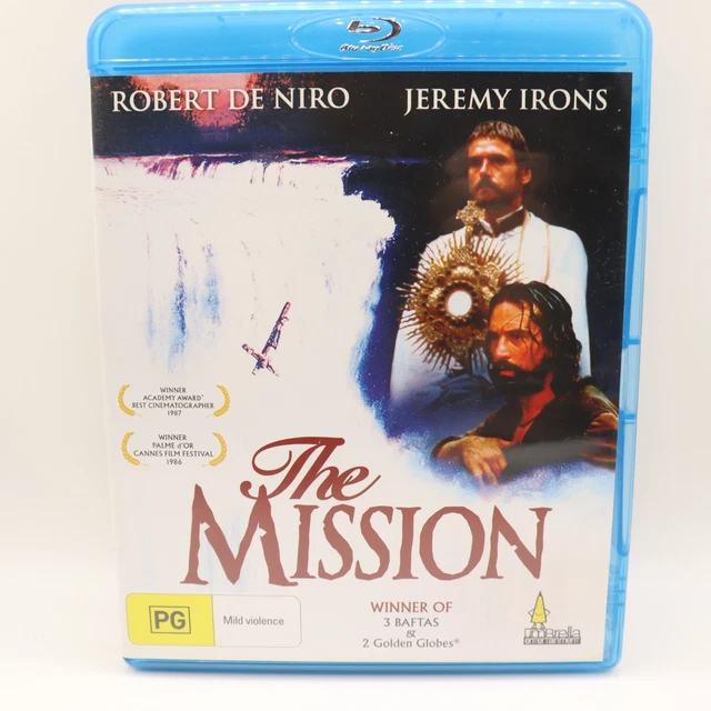 THE MISSION (BLU-RAY, 1986) Robert De Niro Jeremy Irons Historical ...