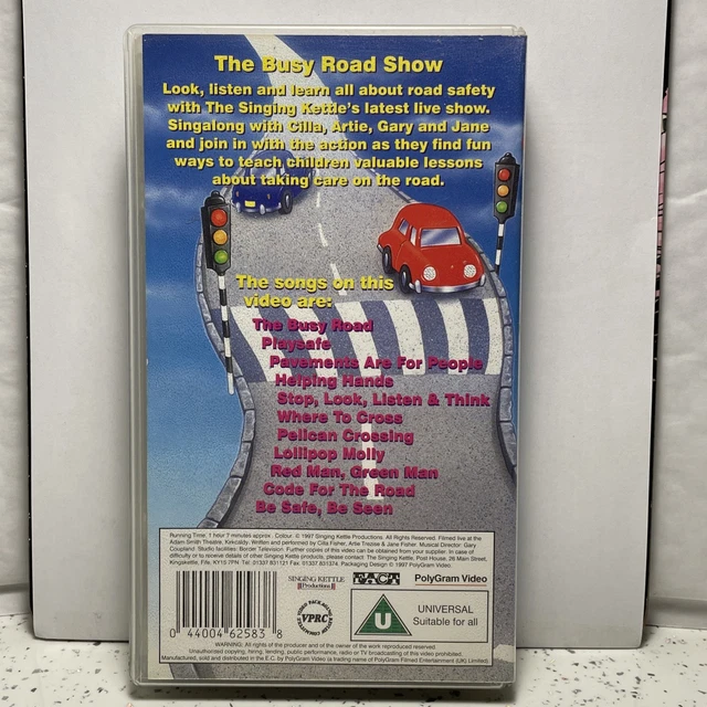 THE SINGING KETTLE The Busy Road Show VHS (1997) Cert U £14.95 ...