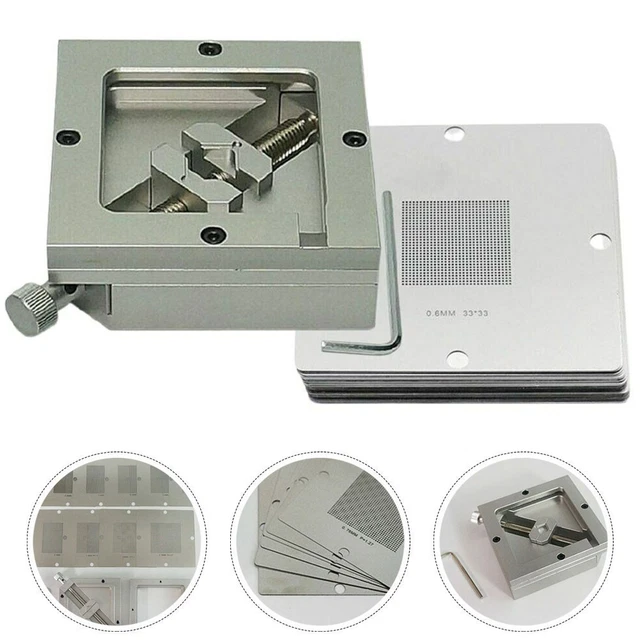 REBALLING KIT 90MM Reball Station Fixture Silver Table Template ...