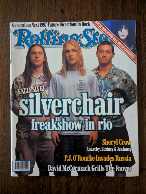 VINTAGE ROLLING STONE Feb 1997 - Silverchair, KISS, Sheryl Crow, Fauves ...