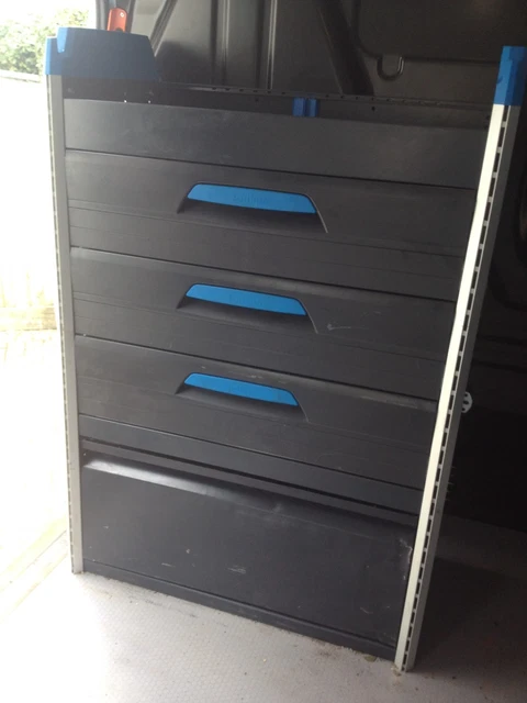 FORD TRANSIT CUSTOM 2024 VAN RACKING SHELVING SHELVES GLOBELYST 4 ...