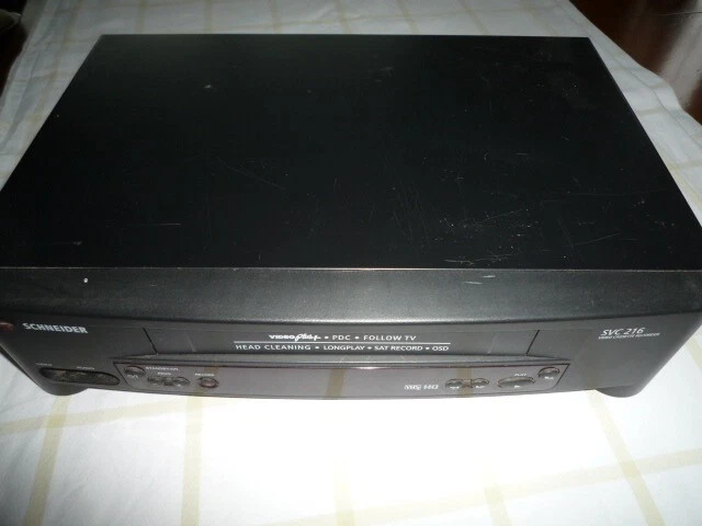VINTAGE SCHNEIDER VHS Video Recorder Vcr £4.87 - PicClick UK