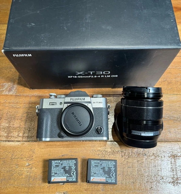 FUJIFILM X-T30 (ANTHRACITE) camera with 18-55mm F2.8 lens + 2 batteries ...