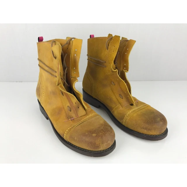 TED BAKER MENS Boots TBM583 Tan Suede Lace Up Ankle Boots Size US 9 UK ...