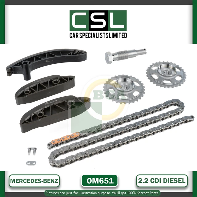 MERCEDES-BENZ SPRINTER OM651 Cdi Timing Chain Kit For A B C E V Class ...
