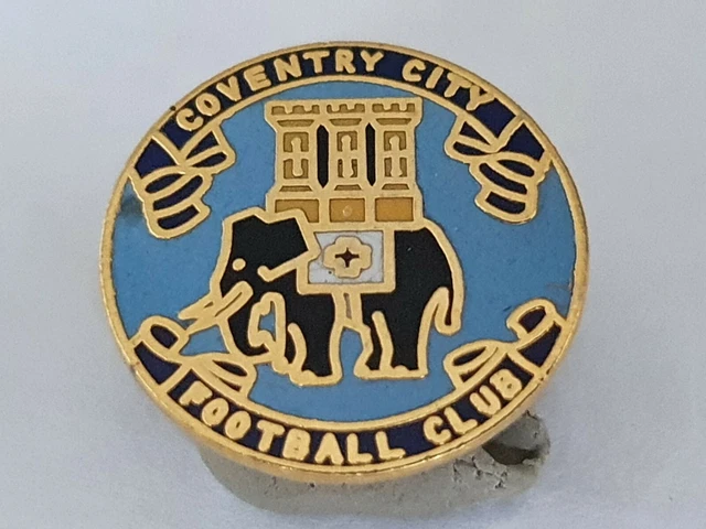 COVENTRY CITY FC Rare HIGHFIELD ROAD Badge Brooch pin In enamel Regis ...