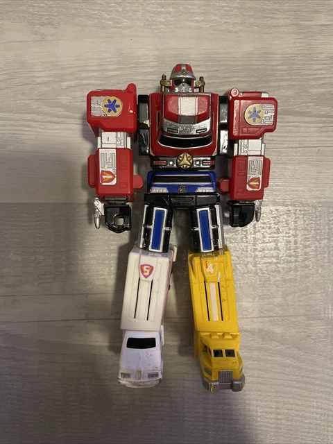 FIGURINE POWER RANGERS Bandai 1999 Megazord Super Train Speed Jeu Jouet ...