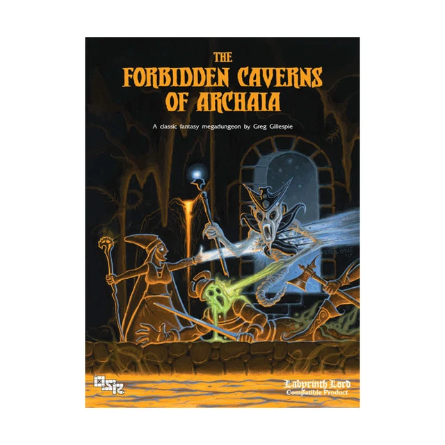 GREG GILLESPI FANTASY RPG Interdit Caverns De Archaia (Labyrinthe Lord ...