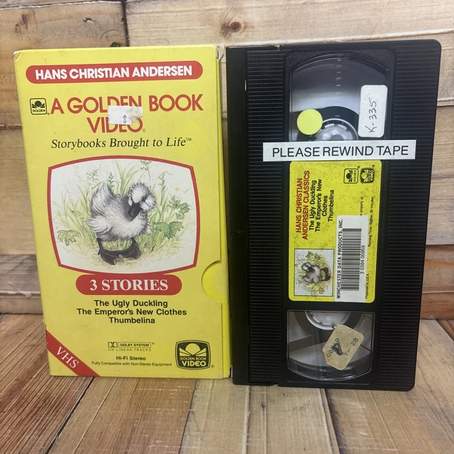 HANS CHRISTIAN ANDERSEN Classics Ugly Duckling Thumbelina VHS Tape Used ...