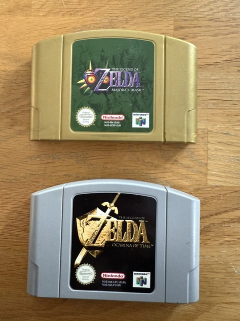 NINTENDO N64 PAL Cartridges Legend of Zelda Ocarina of Time & Zelda ...