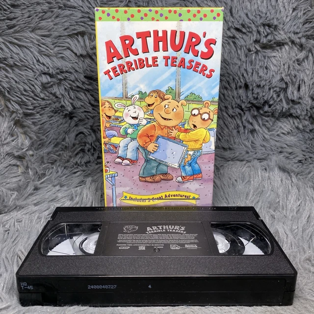 ARTHUR - ARTHURS Terrible Teasers VHS Tape 2004 PBS Kids Cartoon Rare ...