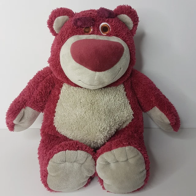DISNEY STORE TOY Story Pixar Strawberry Scented Lotso Bear Plush Soft ...