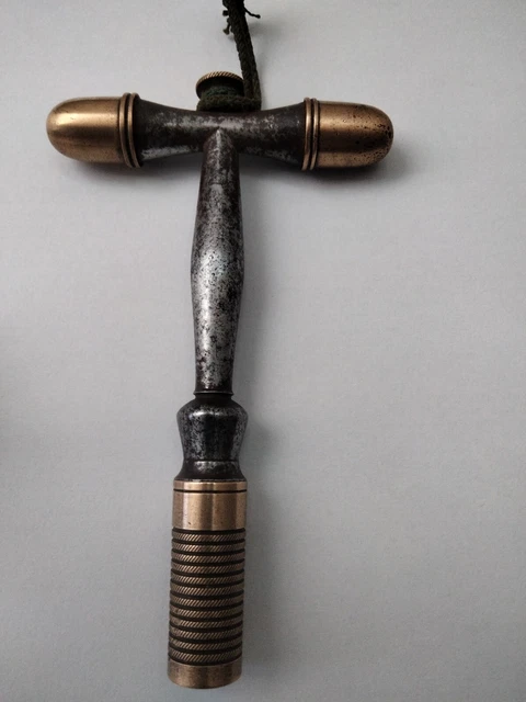 ANTIQUE PERCUSSION GUNSMITH Turnscrew Combination Tool Pistol Powder ...