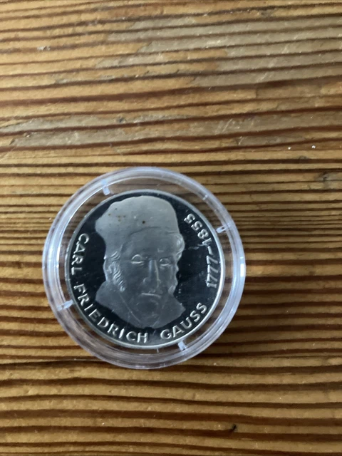 DEUTSCHLAND 5 DM Gedenkmünze, Münze, CARL FRIEDRICH GAUSS 1977 J, SILBER 625 EUR 5,50 - PicClick DE