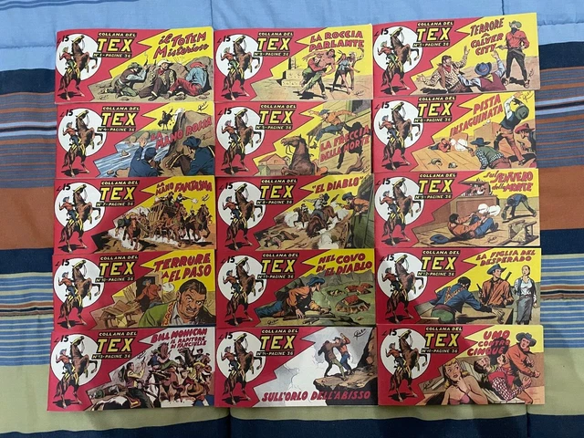 LE STRISCE DI TEX anastatica 1 - 60 ottime condizioni Bonelli Gazzetta ...