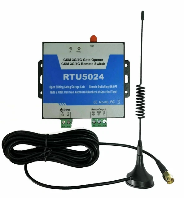 NEW VERSION(2025) RTU5024 4G GSM Gate Opener Relay Remote Wireless Door ...