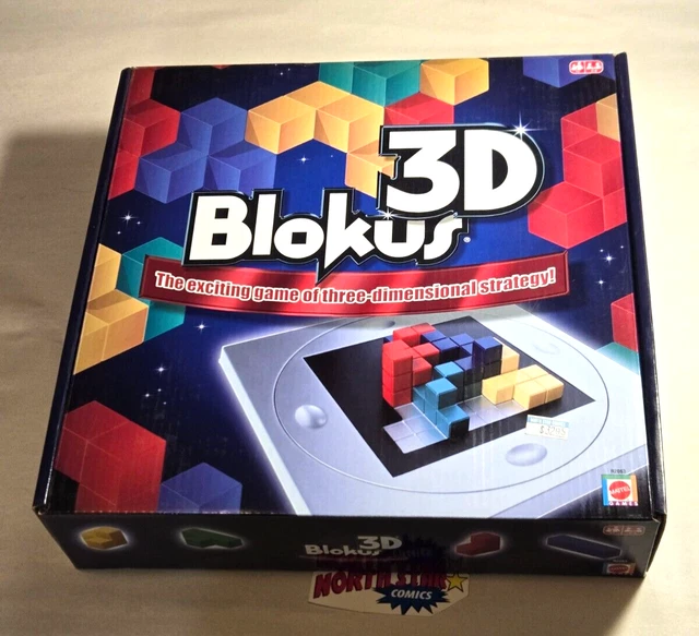 BLOKUS 3D BLOCK Building Board Game (2008 Mattel) - New Factory Sealed ...