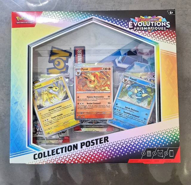 🇨🇵POKEMON 🇨🇵EVOLUTION PRISMATIC coffret poster🇨🇵 EUR 40,00 - PicClick FR