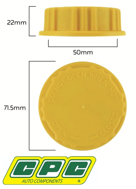CPC RADIATOR CAP For Ford Falcon Fg Barra 195 270T Turbo 4L I6 (Till 12 ...