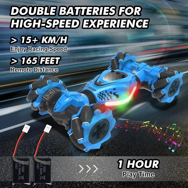 4WD RC STUNT Car 360° Hand Gesture Sensing Off-Road Car Gift Remote ...