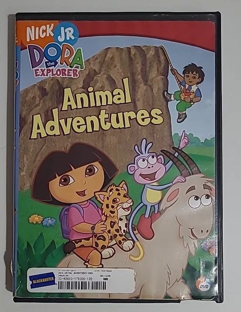 DORA THE EXPLORER Animal Adventures DVD Blockbuster Edition Nick Jr ...