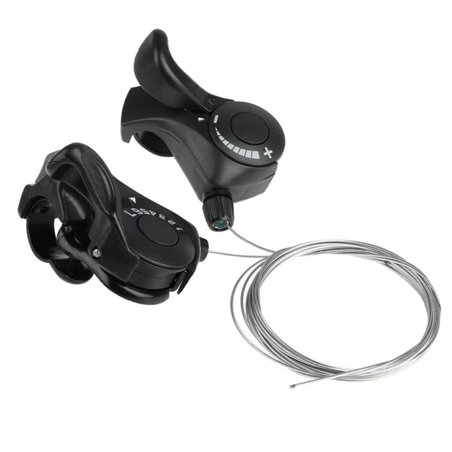 BICYCLE GEAR SHIFTERS 3x7 21-Speed w/Visual Position Display for MTB ...