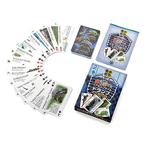 CAROLATA CARTES À Jouer (Avec Reptile Quiz ) Plastique Éducatif Jeu ...