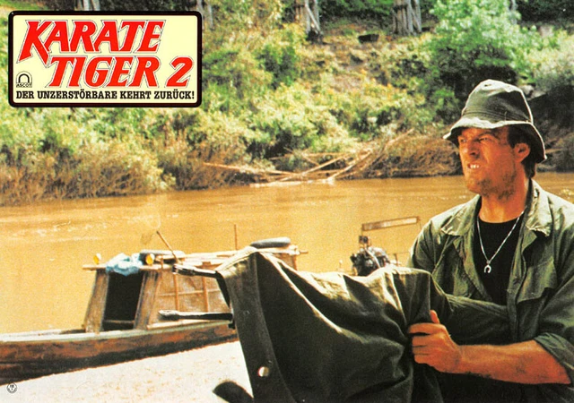 KARATE TIGER 2 ORIGINAL Aushangfoto Loren Avedon / Cynthia Rothrock ...