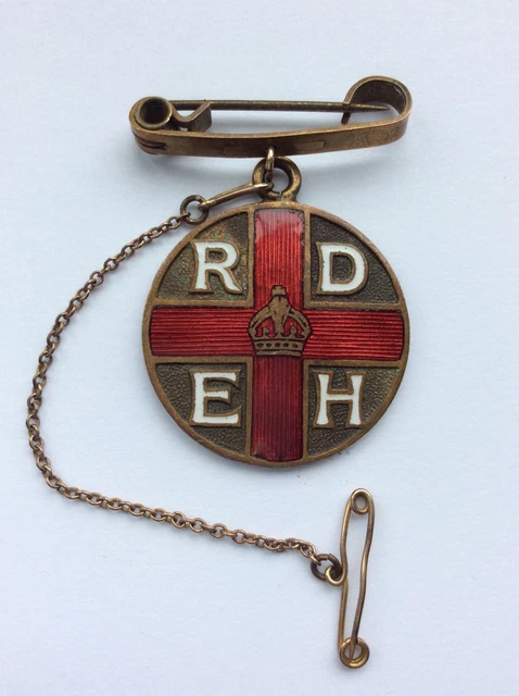 RARE VINTAGE ROYAL Devon & Exeter Hospital Rd&E Nhs Enamel Pin Badge £ ...