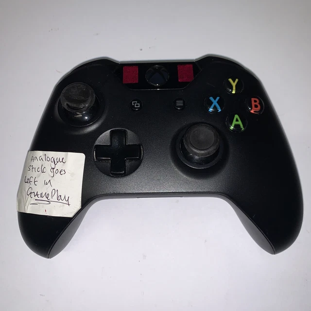 MICROSOFT XBOX ONE Wireless Controller - Black - Left Analog Joystick ...