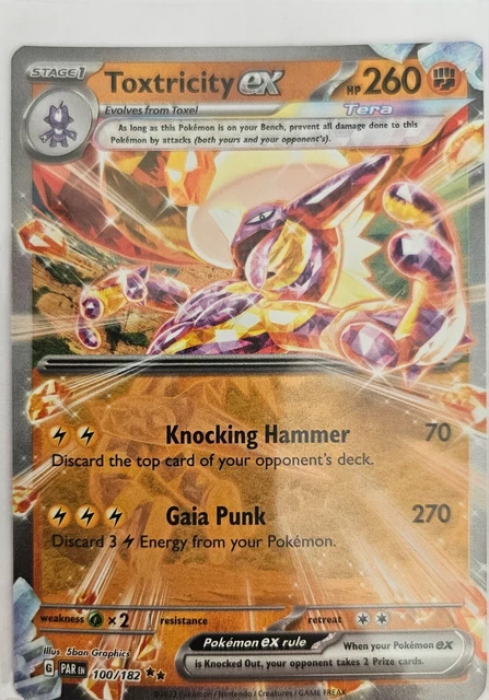 POKÉMON TCG TOXTRICITY EX Paradox Rift 100/182 Double Rare £0.99 ...