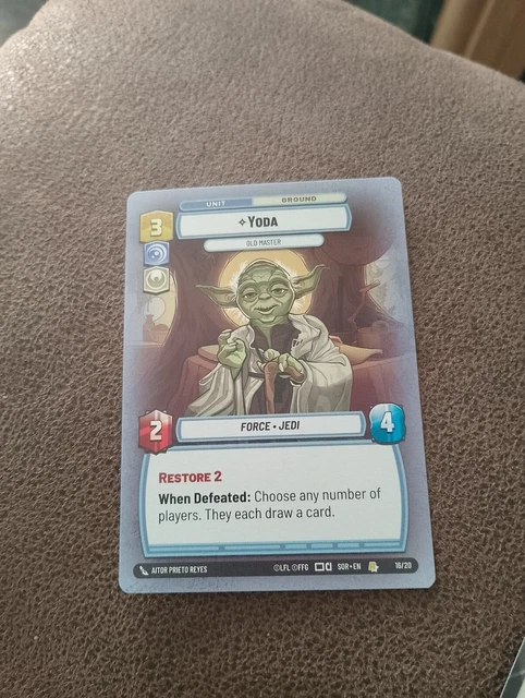 STAR WARS UNLIMITED Hyperspace OP Card 16/20 Yoda £2.20 - PicClick UK