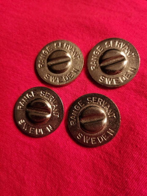 VINTAGE RANGE SERVANT Golf Ball Driving Range Token 24mm- Set 0f 4 £7. ...