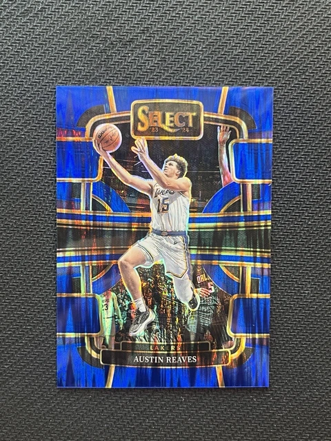2023-24 PANINI SELECT NBA Austin Reaves flash bleu 1/99 LA Lakers #52 ...