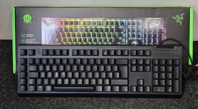 RAZER BLACKWIDOW V4 X Mechanical Gaming Keyboard Green Switch £59.99 ...