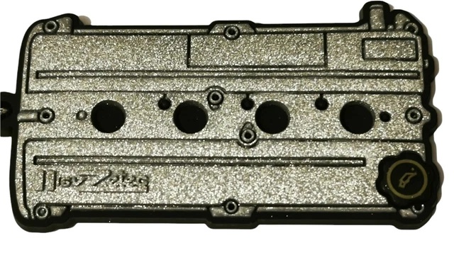 FORD FOCUS ZETEC Rocker Cover Key Ring Mk1 Mk2 Escort RWD Fiesta Silver ...