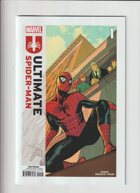 ULTIMATE SPIDER-MAN #1, 3rd Print, 2024. MARVEL. Sara Pichelli, Hickman ...
