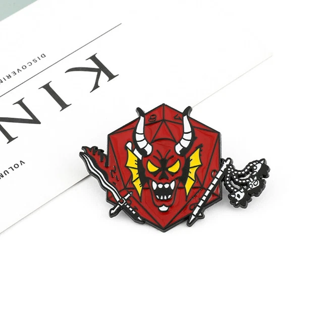 STRANGER THINGS PIN Eddie Munson WASP Pins Badge Button Brooch for ...