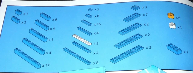 U-BUILD CONNECT 4 (four) Building Bricks Lot of 110 REPLACEMENT GAME ...