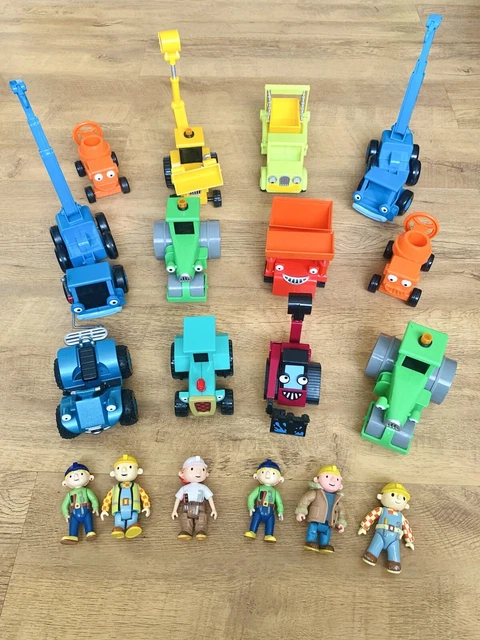 BOB THE BUILDER Vehicles Figures Wendy Scoop Muck Roley Lofty Benny ...
